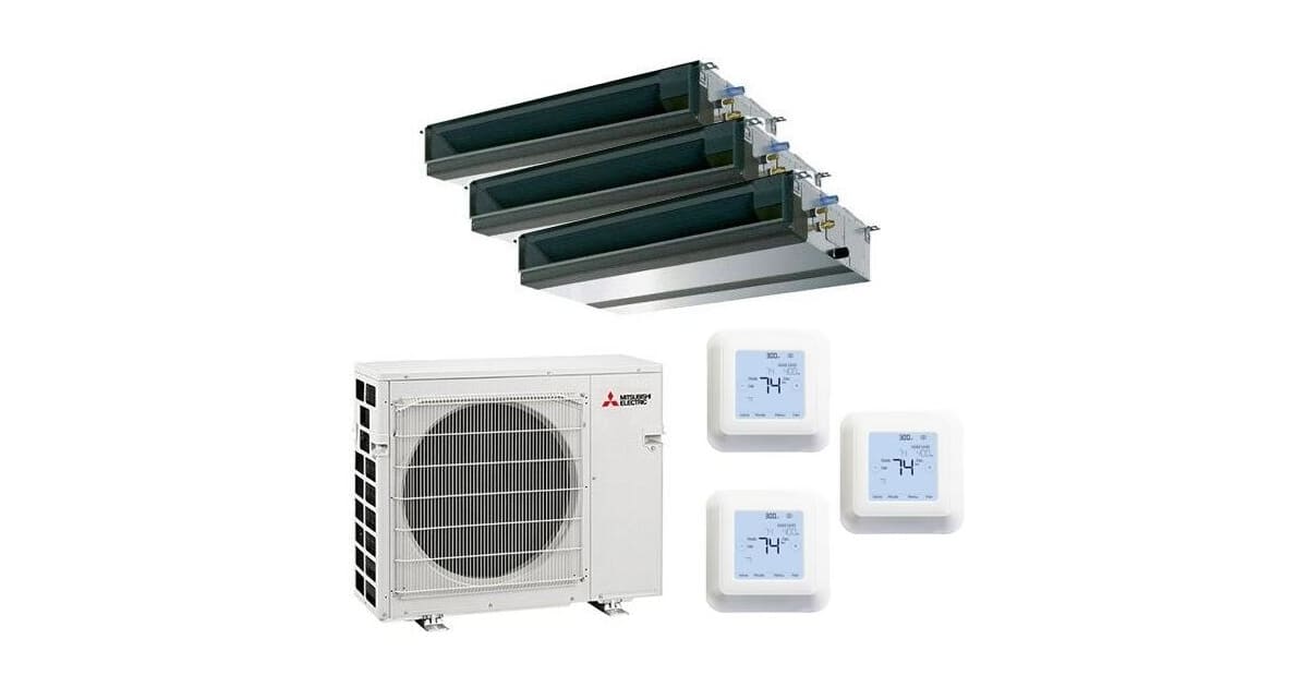 Mitsubishi M3H36D09151800-B 36.4K BTU Cooling / 43K BTU Heating 16 ...