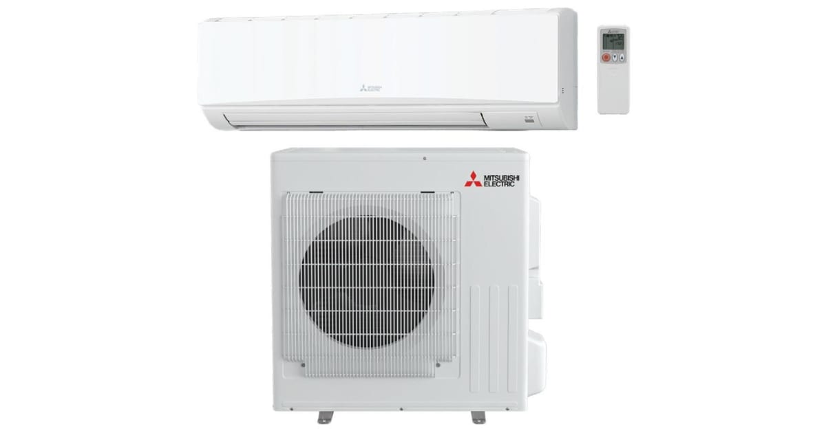Mitsubishi MY-GS30NA 30K BTU Cooling 18.1 SEER One Zone Wall Mount Mini ...