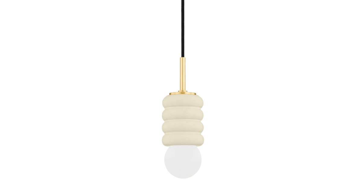 Mitzi H691701-AGB/CAI Bibi 4" Wide Mini Pendant | Ferguson Home