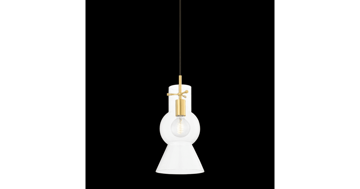 Mitzi H702701S-AGB Mirabel 8" Wide Mini Pendant | Ferguson Home
