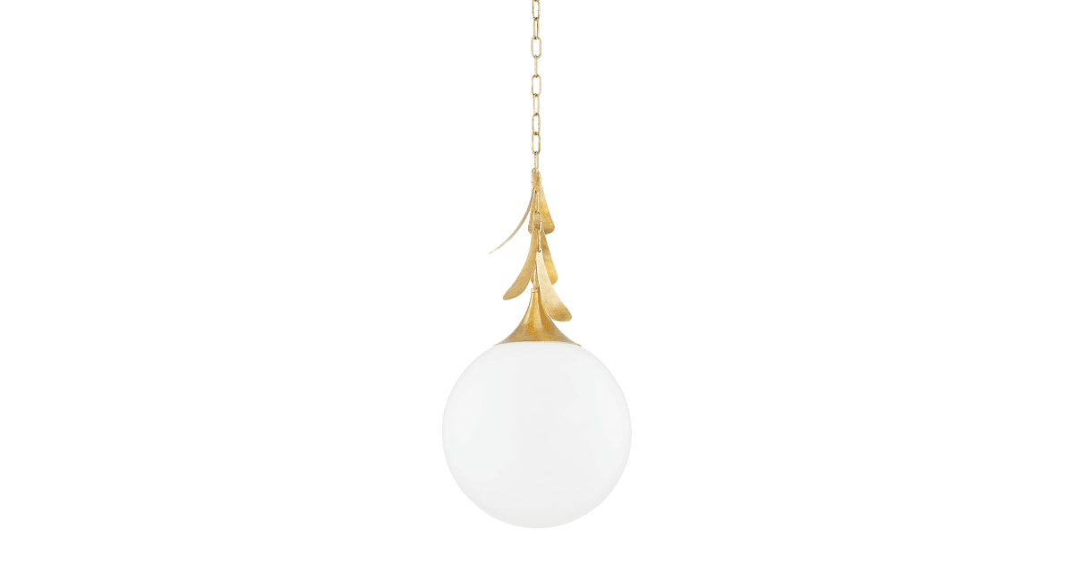 Mitzi H812701L-VGL Victoria 14" Wide Pendant | Build.com