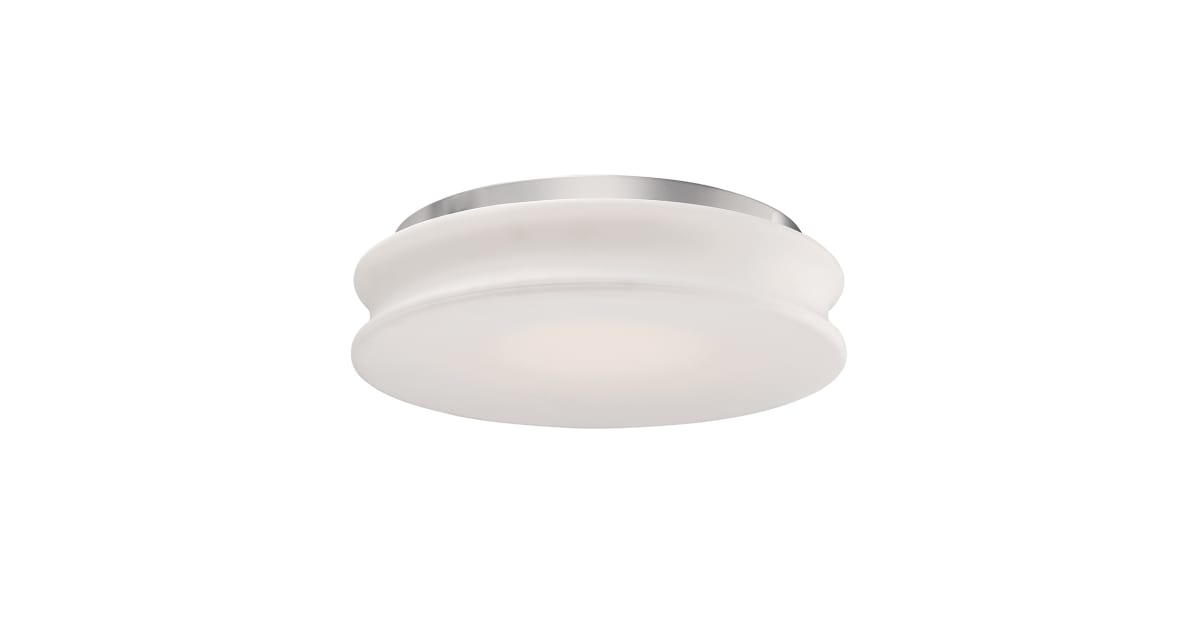 Modern Forms FM-4916-BN Dune Single Light 16" Wide Integrated LED Flush ...