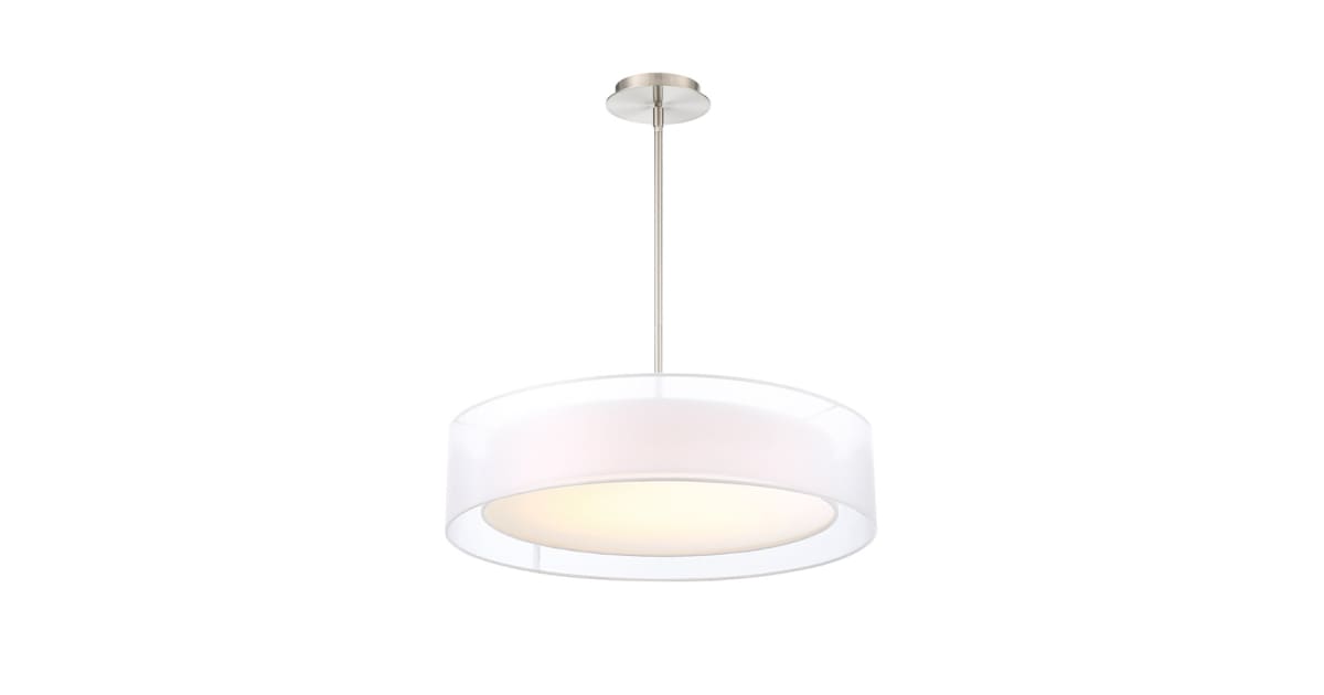 Modern Forms PD-16824-BN Metropolis Single Light 24" Wide Integrated ...