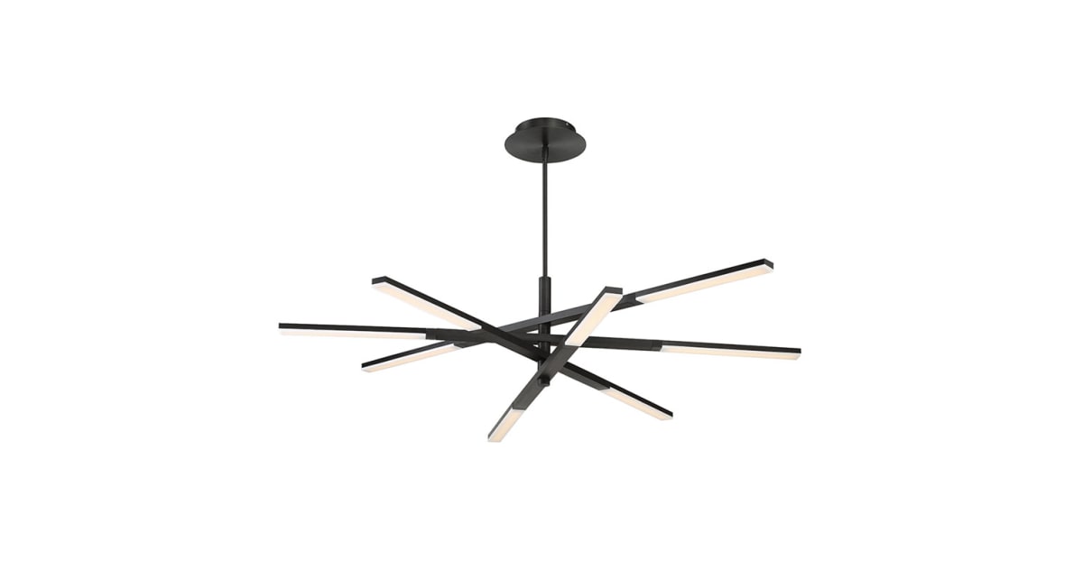 Modern Forms PD-50748-BK Stacked 8 Light 48" Wide Integrated LED ...