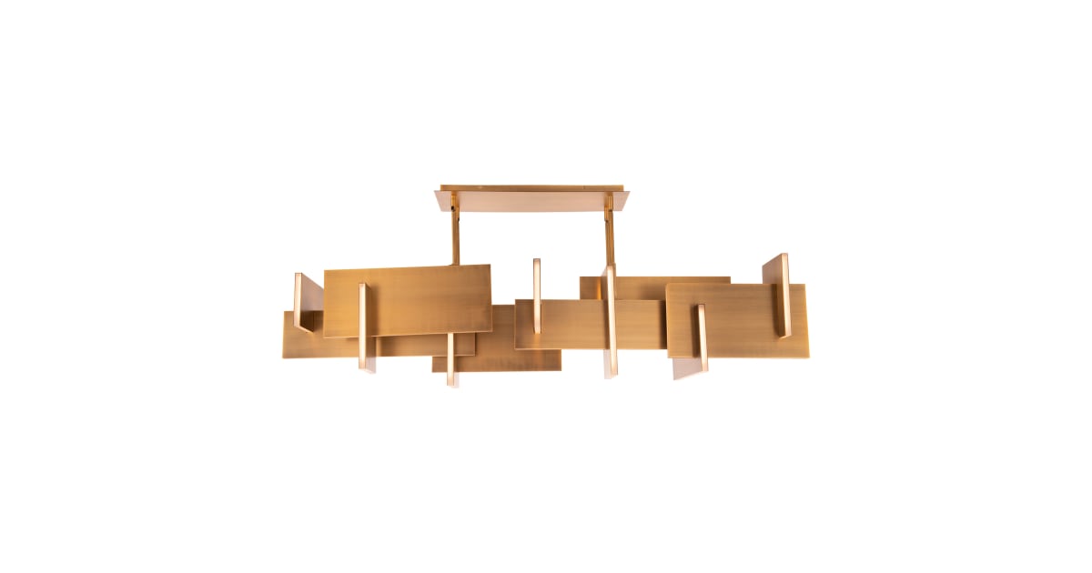 Modern Forms PD-79058-AB Amari 58" Wide LED Chandelier | Ferguson Home