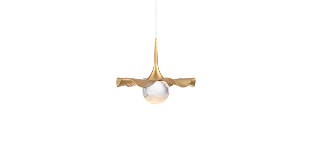 Modern Forms PD282609-AB/GL Brimm 9" Wide LED Mini Pendant with ...