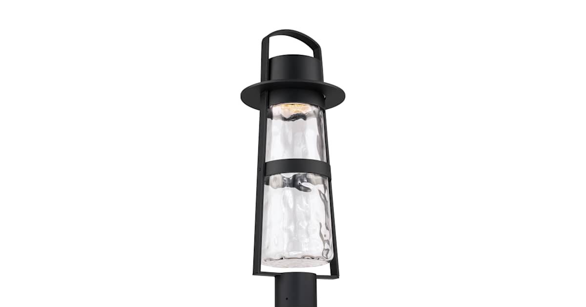 Modern Forms PM-W28523-BK Balthus 23" Tall LED Post Light with Clear ...