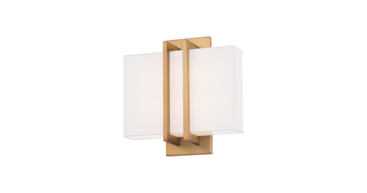 Modern Forms WS-26111-30-AB Downton 11" Tall LED Wall Sconce - 3000K ...