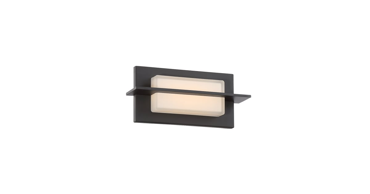 Modern Forms WS-47511-BZ Razor 1 Light LED ADA Compliant Bathroom Sconce - 11 Inches Wide ...