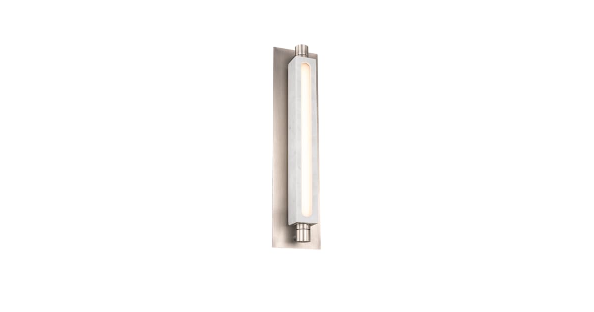 Modern Forms WS-72524-WT/BN Stanchion 24" Tall LED Wall Sconce with ...