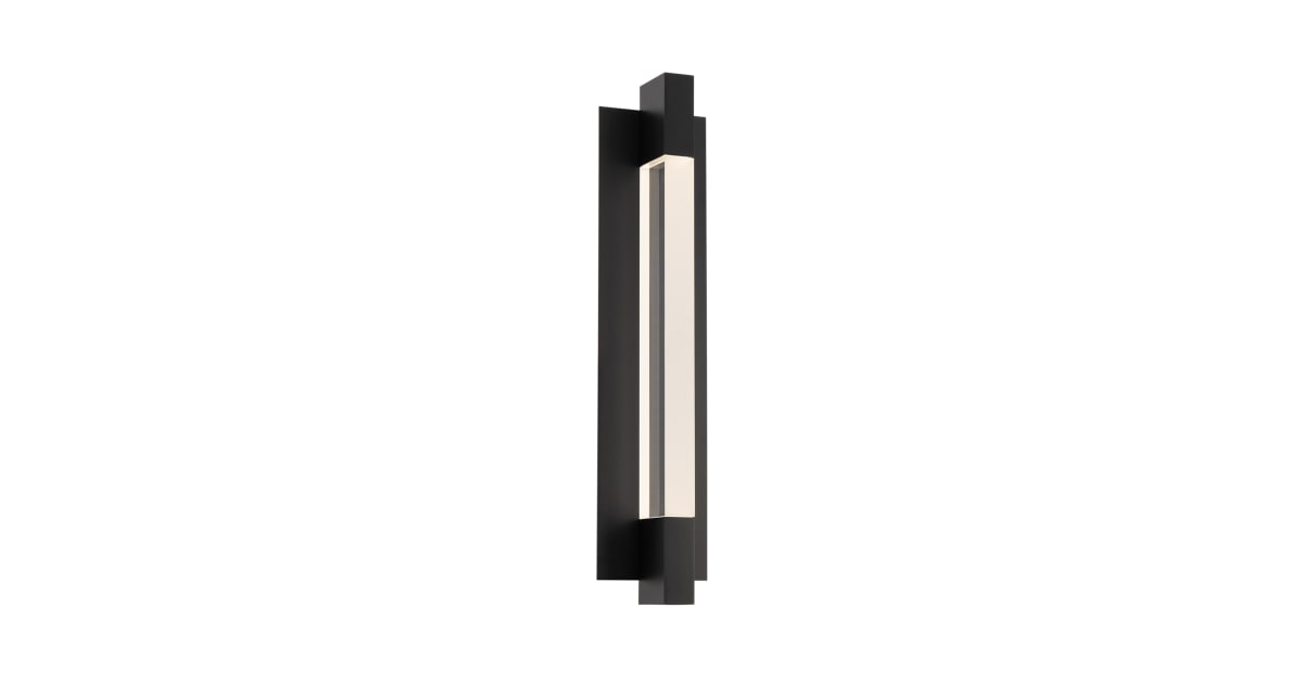 Modern Forms WS-W30424-40-BK Heliograph 25" Tall LED Outdoor Wall Sconce | Ferguson Home