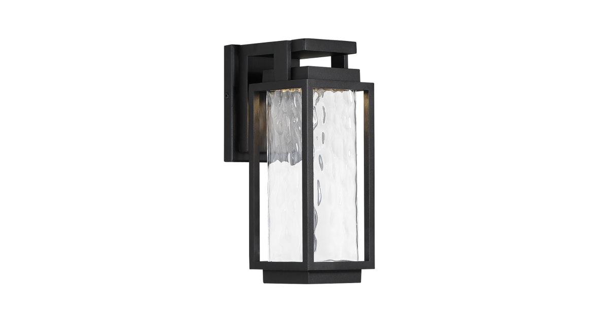 Modern Forms WS-W41912-BK Two If By Sea 12" Tall LED Outdoor Wall Sconce | Ferguson Home