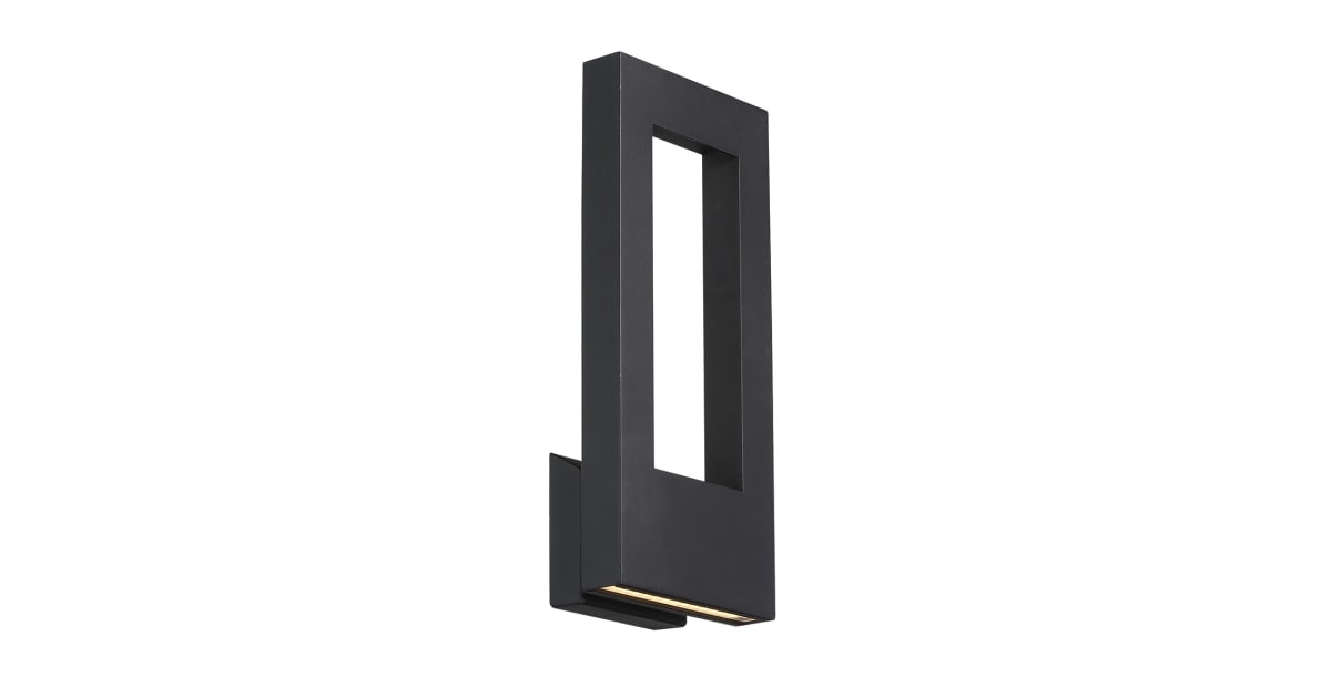 Modern Forms WS-W5516-BK Twilight 2 Light 16" Tall LED Outdoor Wall Sconce | Ferguson Home