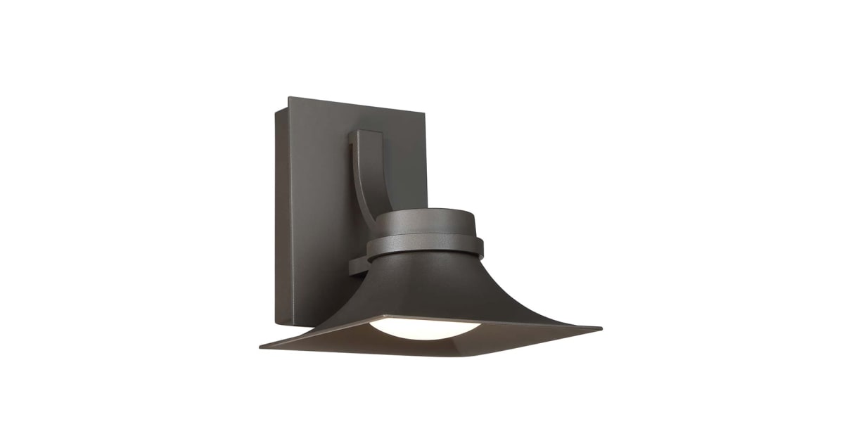 Modern Forms WS-W62608-BZ Pasadena Single Light 8" Tall LED Outdoor ...