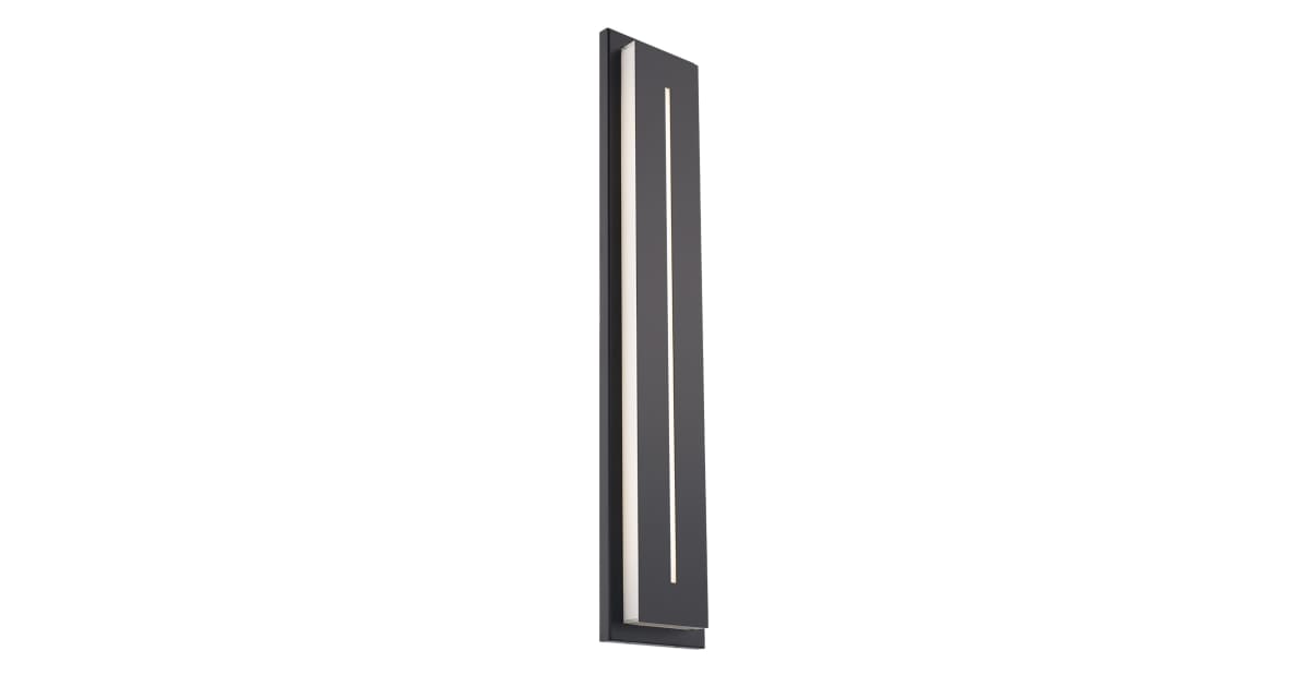 Modern Forms WS-W66236-30-BK Midnight 36" Tall Switchable Color Temperature LED Wall Sconce ...