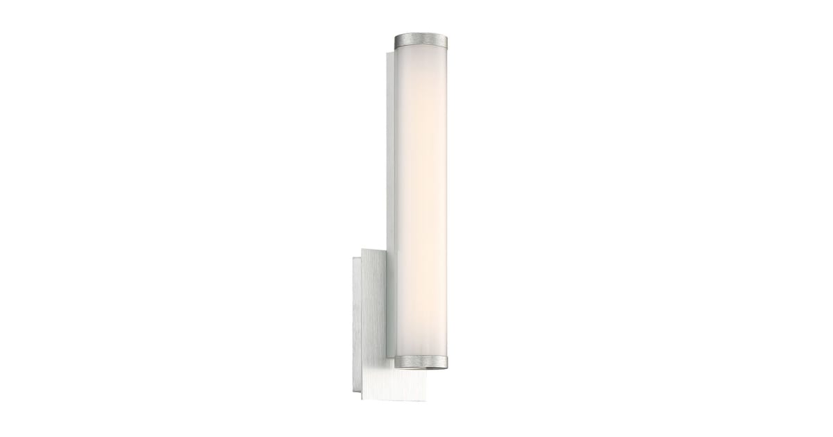 Modern Forms WS-W81612-AL Sabre Single Light 12" Tall Integrated LED Bathroom Sconce | Build.com