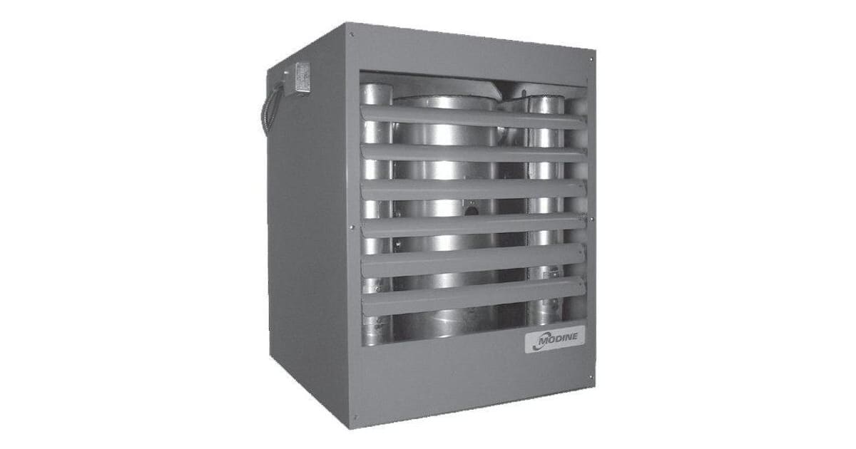 Modine POR185B0101 231,000 BTU - Chimney Vented Propeller Driven Oil ...