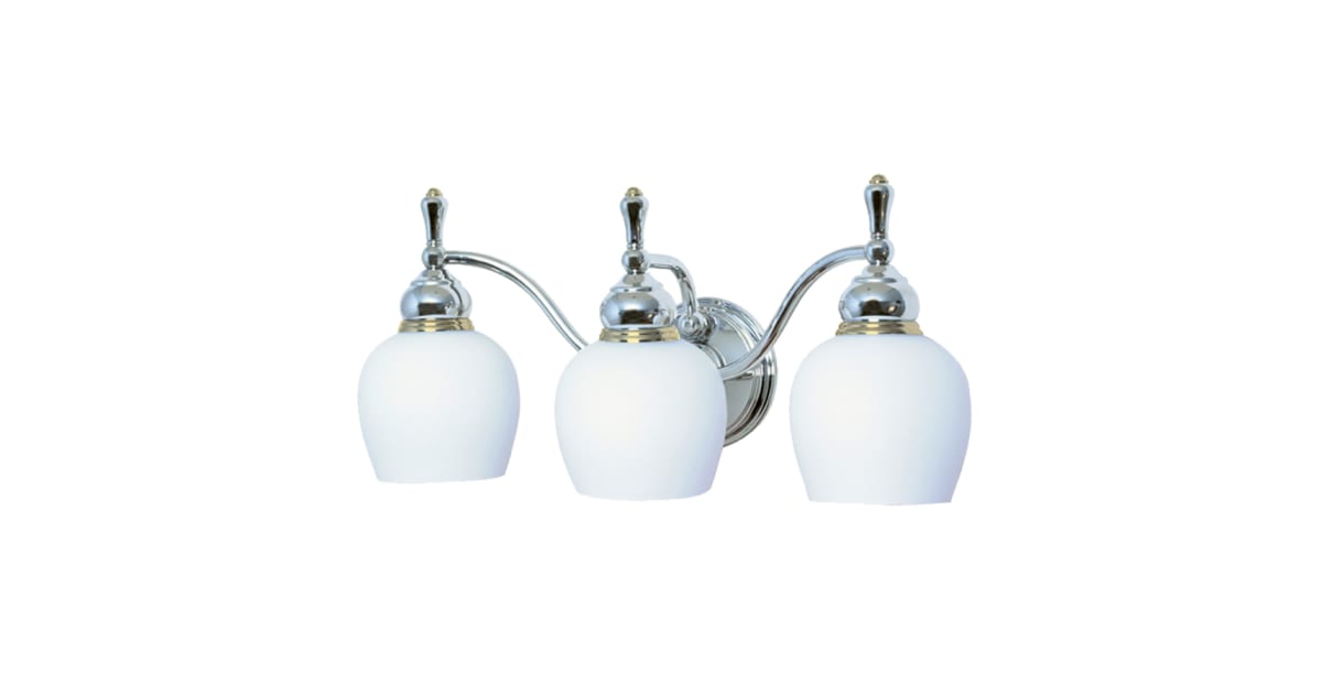 Moen 18011-16 Three Light Bathroom Fixture Matching the Moen Monticello ...