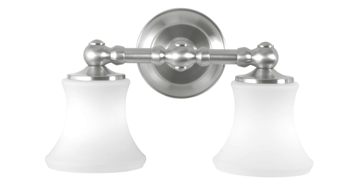 Moen 18032-71 Two Light Bathroom Fixture Matching the Moen Cordin ...