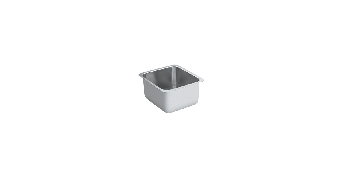 Moen 22352 18 Gauge Single Basin Stainless Steel Kitchen Sink ...