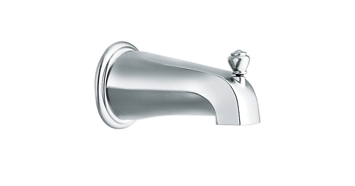 Moen 3806 5 3/4" Wall Mounted Tub Spout with 1/2" IPS Connection from ...