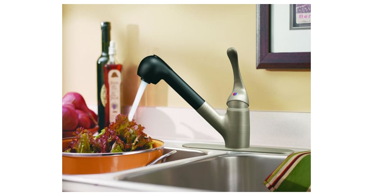 Moen Single Handle Kitchen Faucet with Sidespray | Ferguson Home