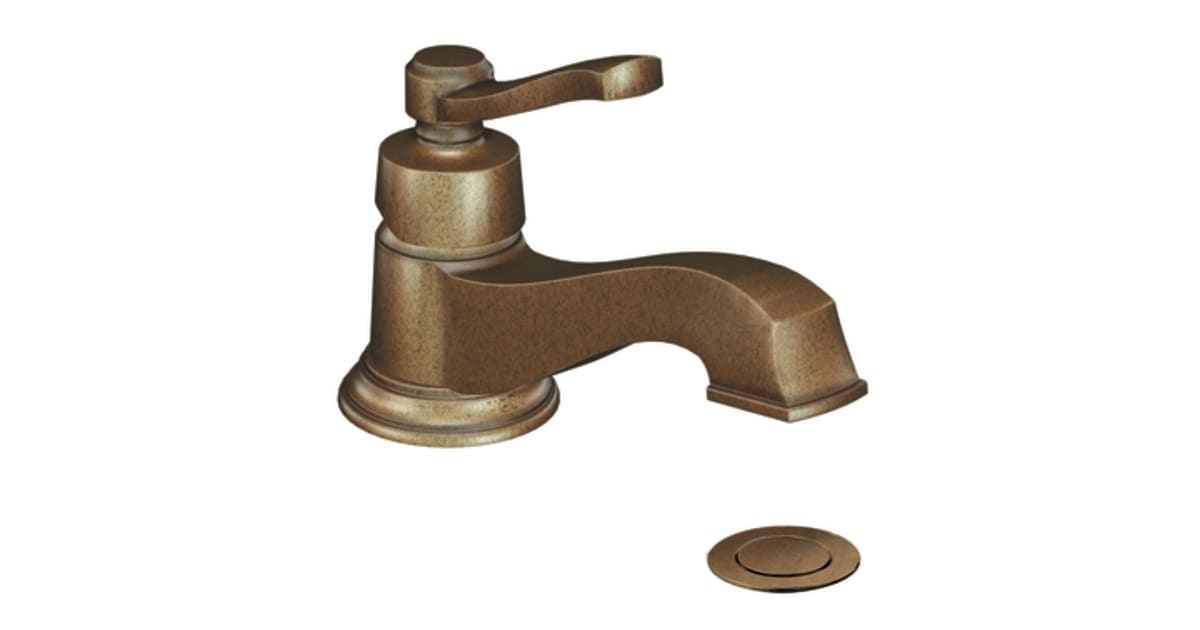 Moen 6202AZ Single Handle Bathroom Faucet from the Rothbury Collection ...