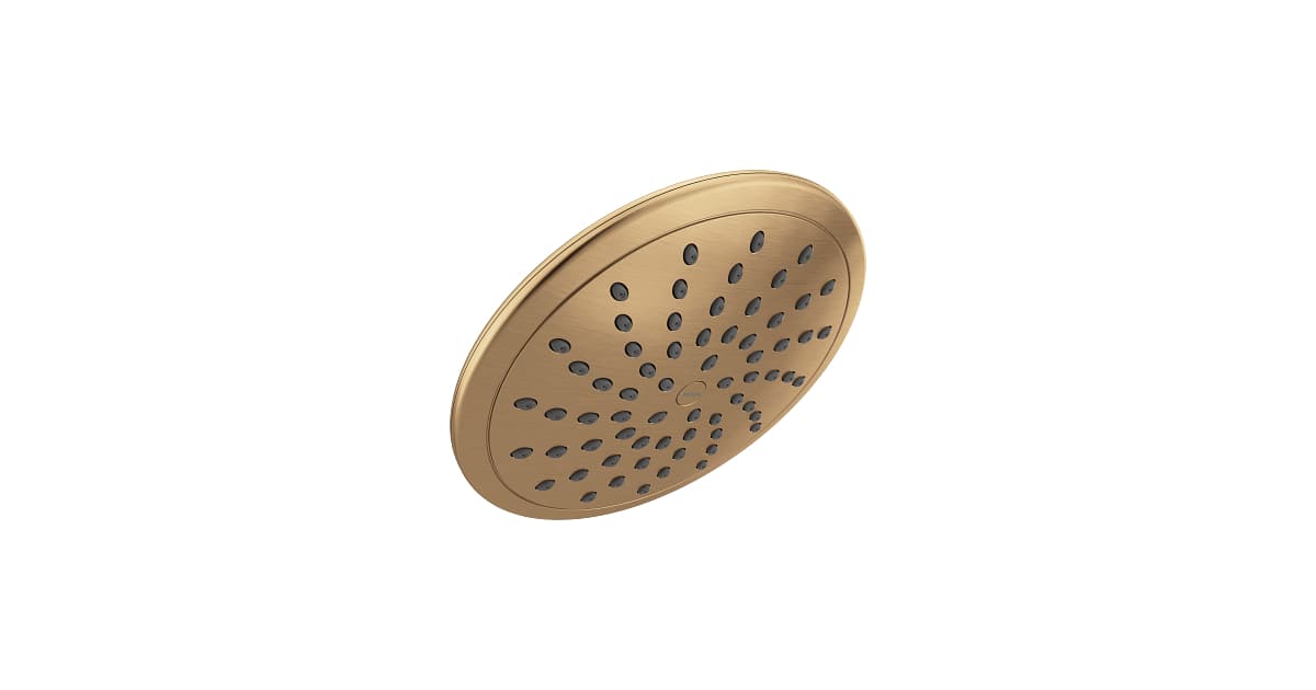 Moen 6345BZG Moen 2.0 GPM Single Function Rain Shower Head | Ferguson Home