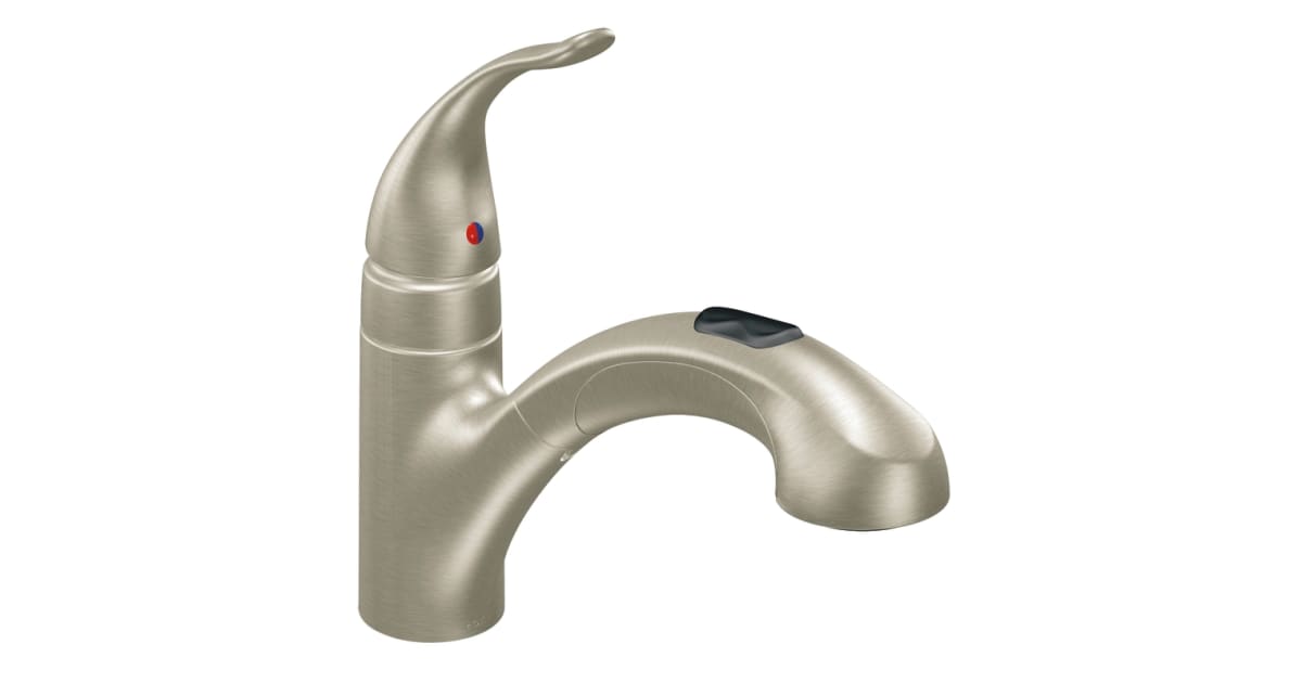 Moen 67315SL Single Handle Pullout Kitchen Faucet from the Integra ...