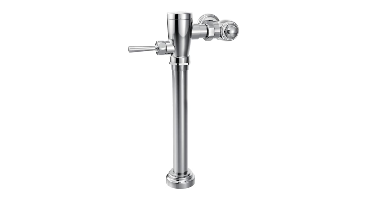Moen 8313M16 1.6 GPF Toilet Flushometer with 1-1/2" Top Spud from the M ...