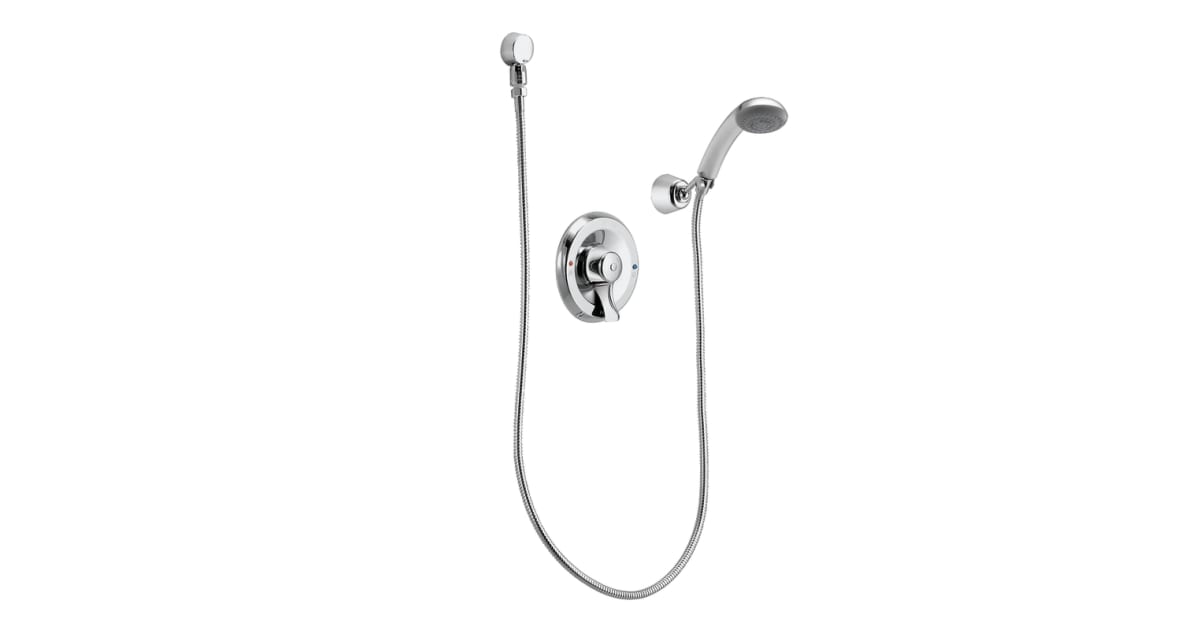 Moen 8348 Shower Faucet with 2.5 GPM Single Function Hand Shower and ...