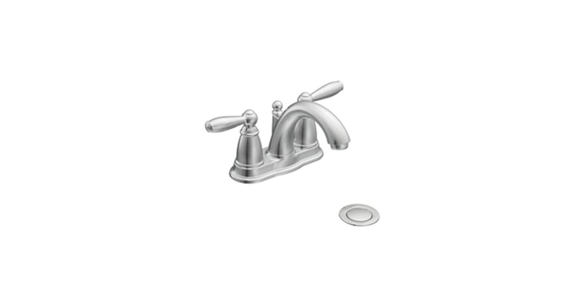 Moen CA66610 Bulk Pack Double-Handle Lavatory Faucet from the Brantford ...