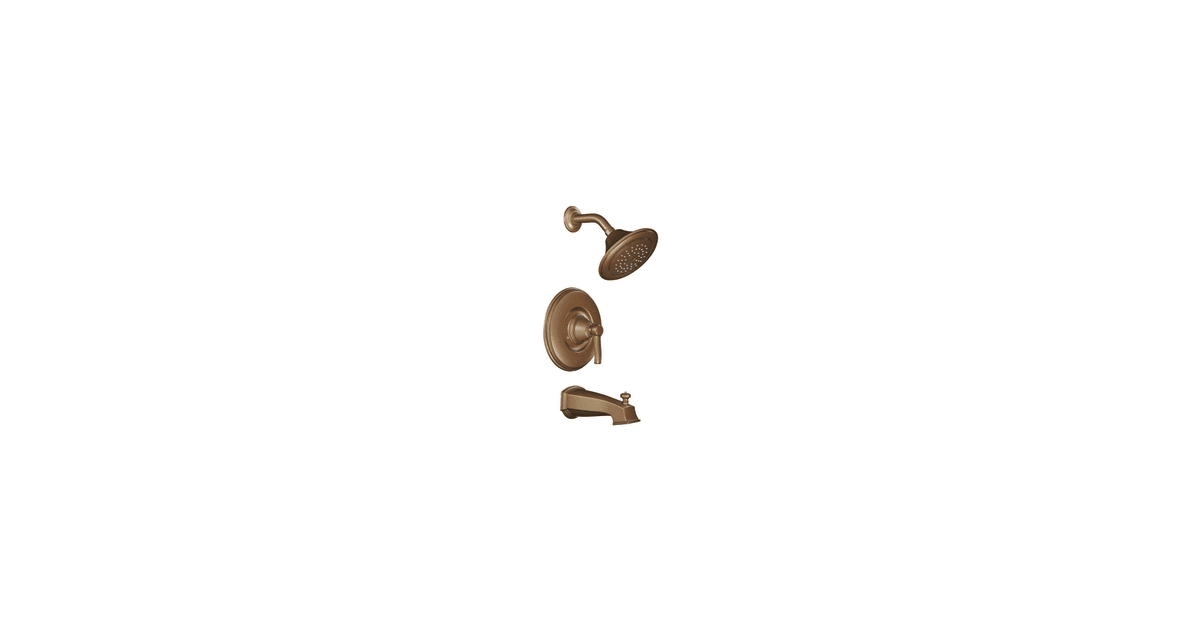 Moen T3213AZ Single Handle Moentrol Pressure Balanced Tub and Shower ...