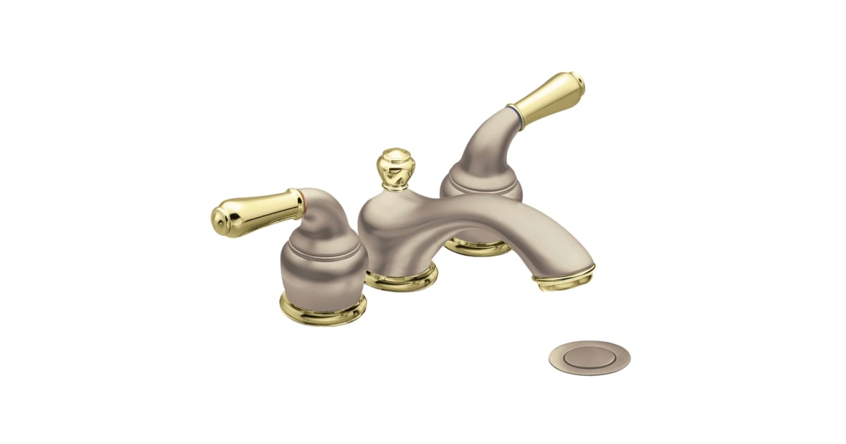 Moen T4560STP Monticello Collection - Double Handle Lavatory Faucet ...