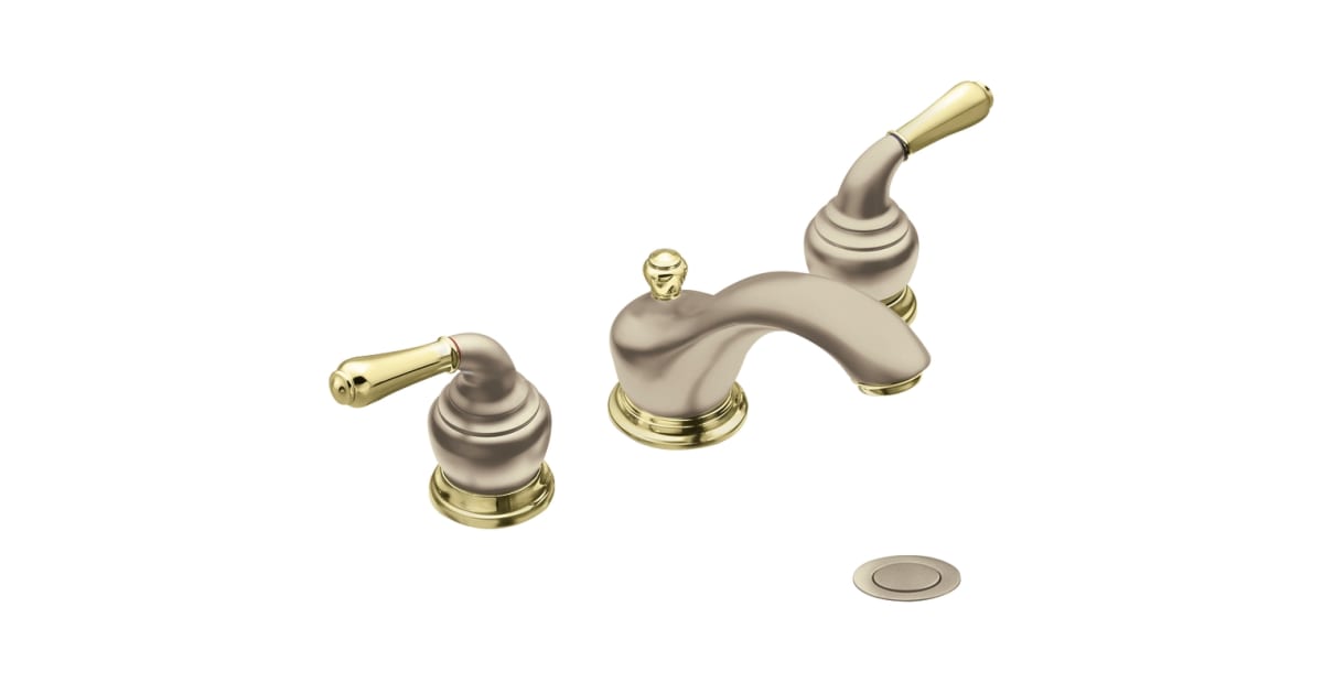 Moen T4570STP Monticello Collection - Double Handle Lavatory Faucet ...