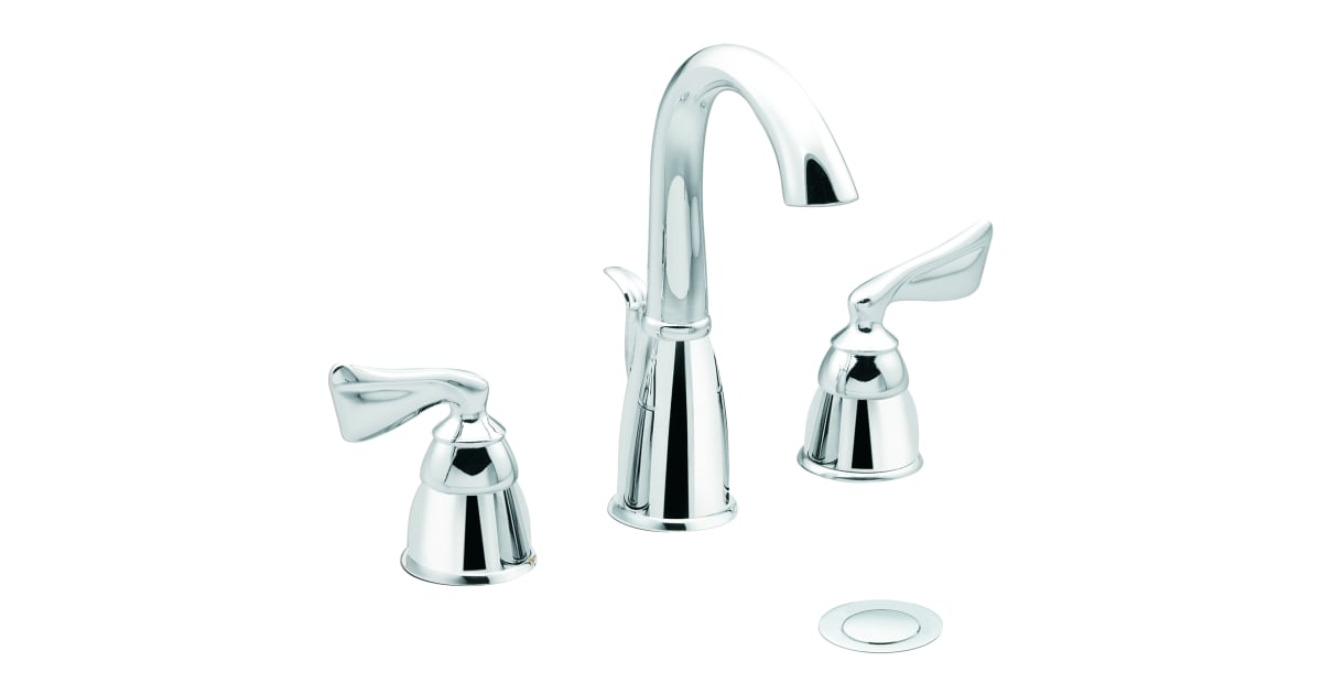 Moen T6515 Asceri Collection - Double Handle Lavatory Faucet ...