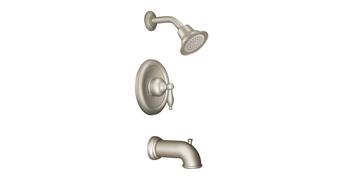 Moen TL2378BN Single Handle Posi-Temp Pressure Balanced Tub and Shower Trim with Single Function ...