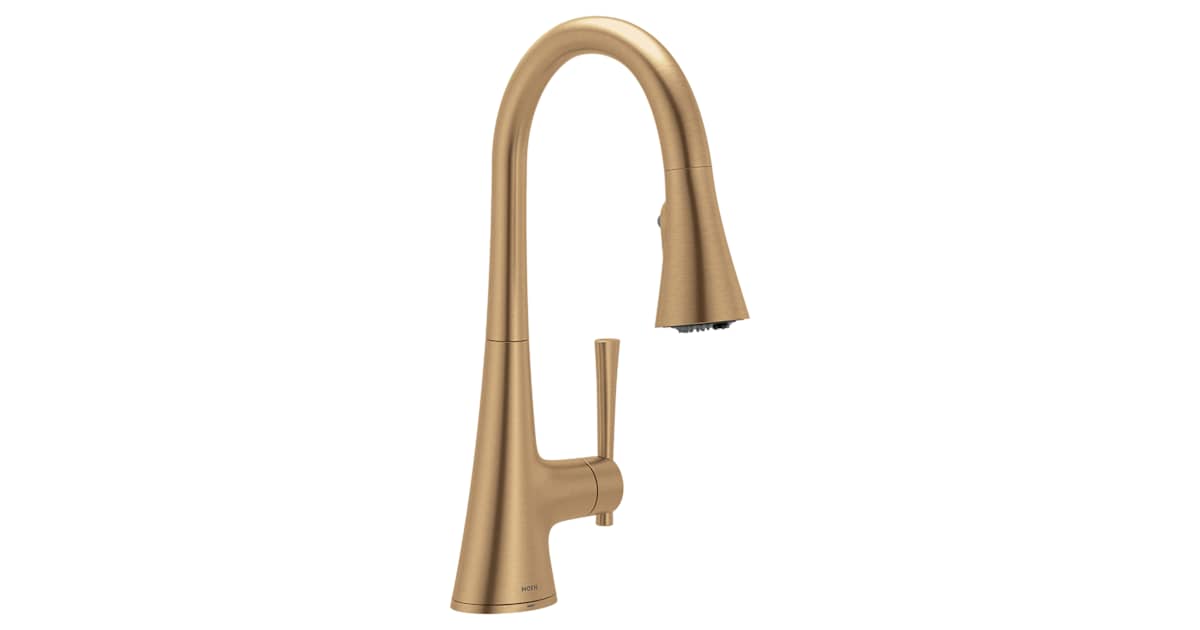 Moen F9126BZG Kurv 1.5 GPM Single Hole 3-in-1 Water Filtration Pull ...