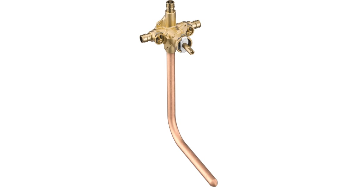 Moen 2385PF M-Pact 4 Port Posi CPEX with CC Drop and Stops | Ferguson Home