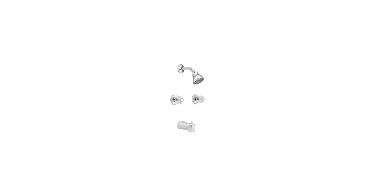 Moen 2982EP Chateau Tub and Shower Trim Package with Single Function ...