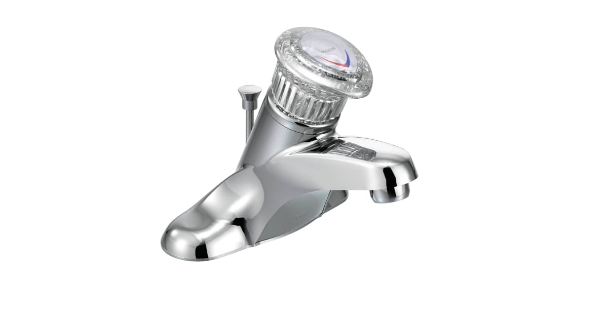 Moen 4621 Single Handle Centerset Bathroom Faucet from the Chateau ...