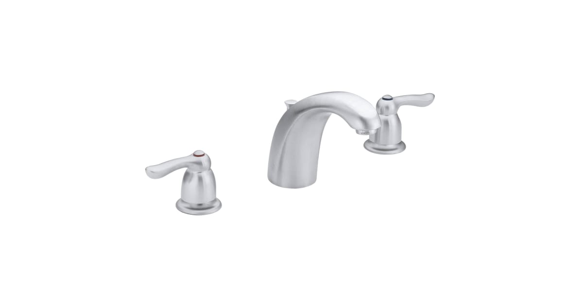 Moen 4945BC Double Handle Widespread Bathroom Faucet from the Chateau ...
