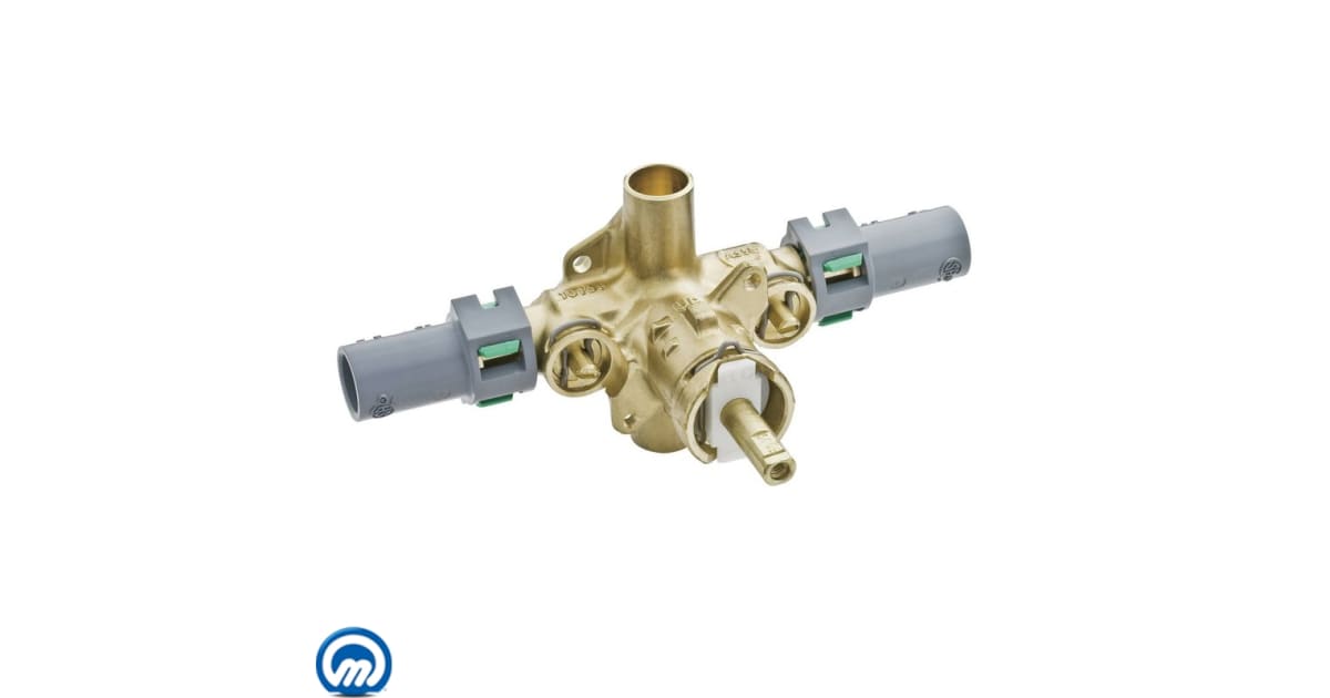 Moen 62330 1/2 Inch CPVC Posi-Temp Pressure Balancing Rough-In Valve ...