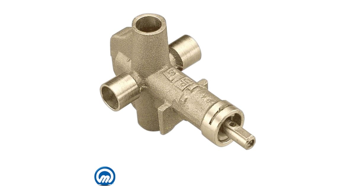 Moen 62700 1/2 Inch IPS Rough-In Valve with Integrated Volume Control ...