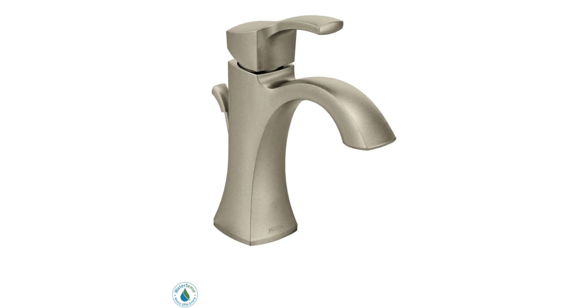 Moen 6903BN-2PKG Single Handle Single Hole Bathroom Faucet from the ...