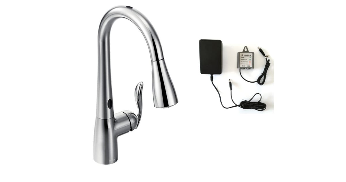 Moen 7594EC-169031 Arbor Pulldown Spray High-Arc Kitchen Faucet with ...