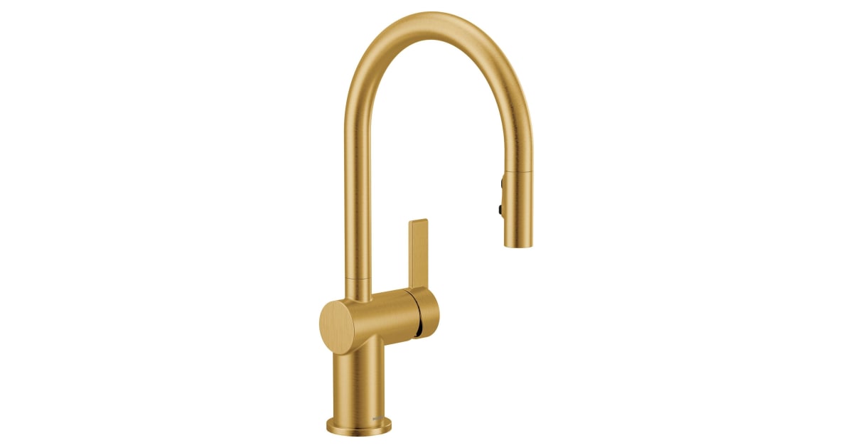 Moen 7622BG Cia 1.5 GPM Single Hole Pull Down Kitchen Faucet | Ferguson ...