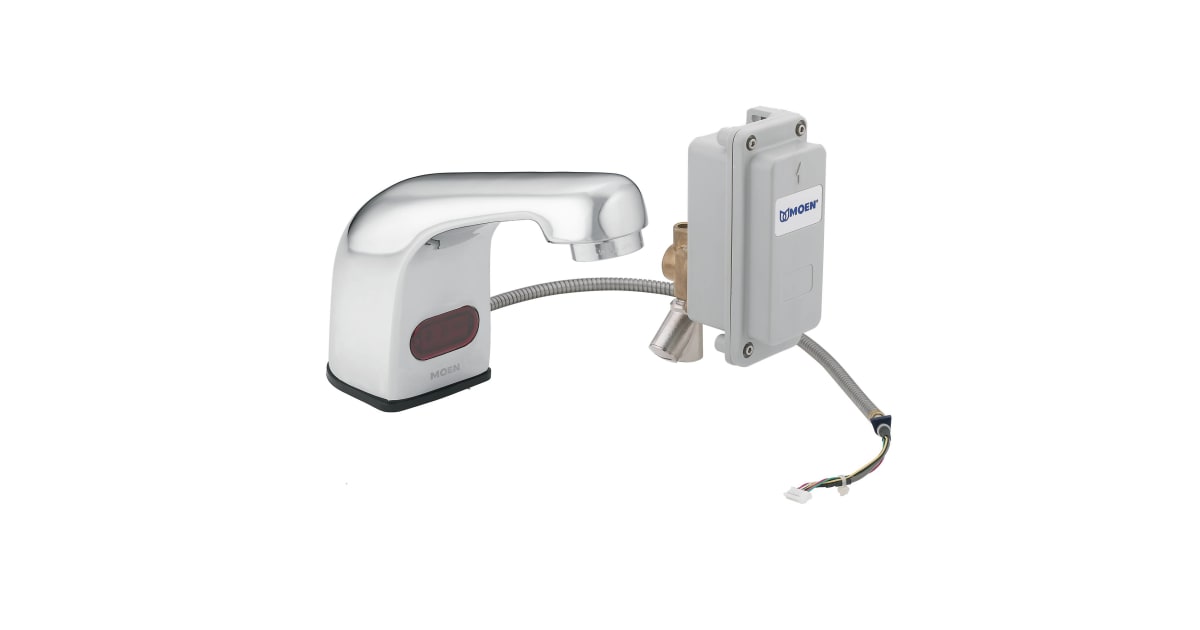 Moen 8302 Electronic Single Hole Bathroom Faucet from the M-POWER ...