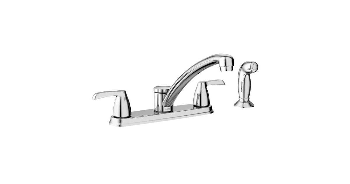 Moen 87046 Adler Double Handle Kitchen Faucet | Ferguson Home