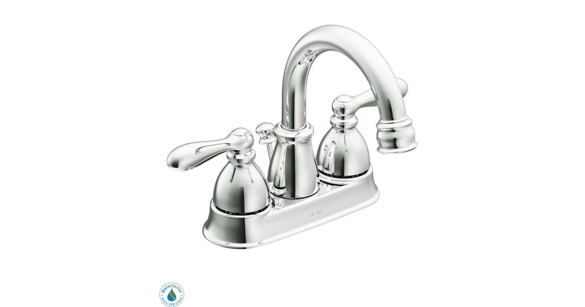 Moen CA84667 Double Handle Centerset Bathroom Faucet from the Caldwell ...